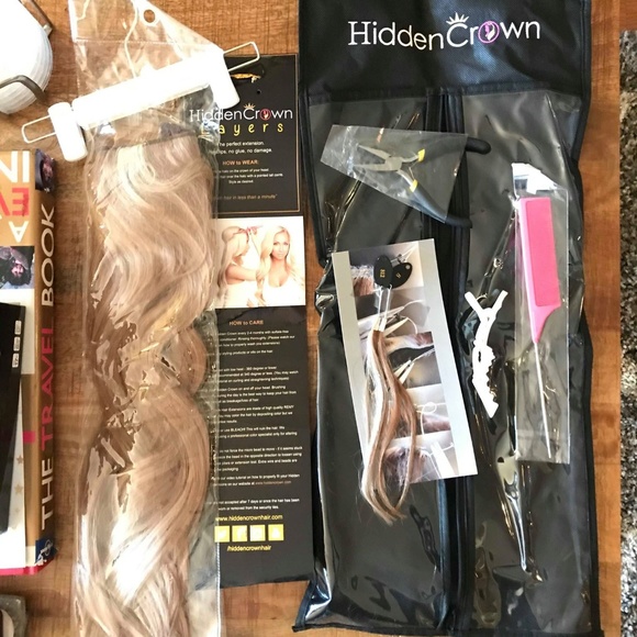hidden crown hair | Accessories | Hidden Crown Layers Hair Extensions ...